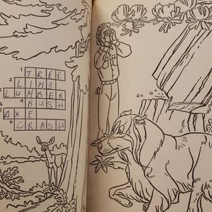 lassie | Other | Lassie Collie Old Vintage Looking Coloring Book | Poshmark